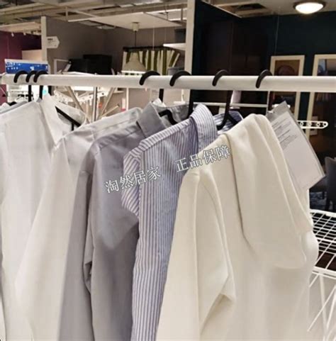 Ikea宜家埃斯汀衣架晒衣架晾衣挂衣柜10件装衣架撑无痕防滑衣架 虎窝淘