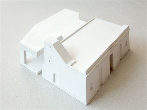 2 Plaster Models For Nu Architectuuratelier On Behance