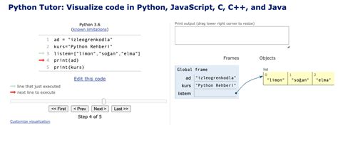 Python Baş Ucu Rehberi