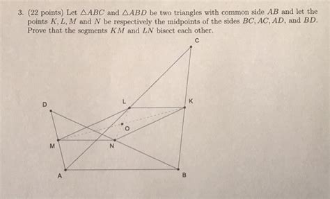 solved 3 22 points let aabc and aabd be two triangles