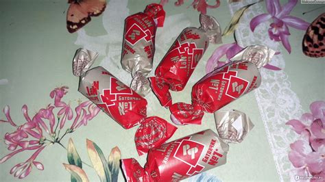 Конфеты Рот Фронт батончики «С хрустящими кусочками внутри отзывы