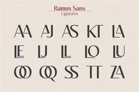 Ramus Sans Clean Sans Serif Font With Ligatures