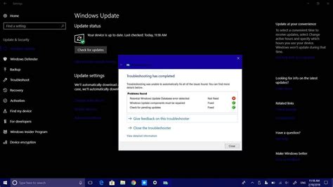 how to fix “potential windows update database error detected” issue