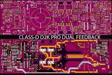 Amplifier Class D D K Pro Dual Feedback Amplifier Powered Subwoofer Audio Amplifier
