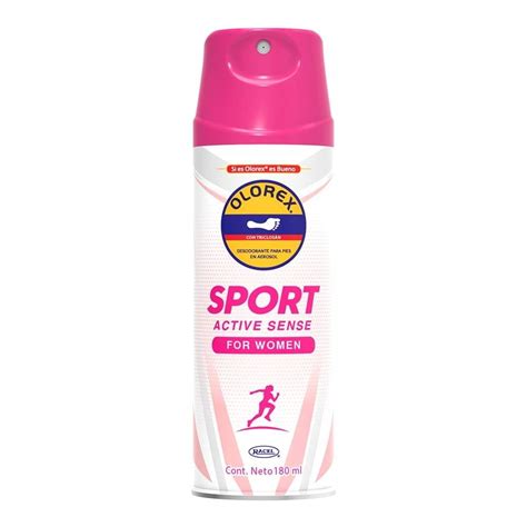 Desodorante Para Pies Olorex Para Mujer En Aerosol Sport Active Sense