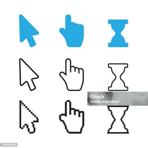 화살표 웹 커서입니다 웹 디지털에 대 한 화살표 커서 픽셀 가리키기에 대한 스톡 벡터 아트 및 기타 이미지 가리키기 개념 겨냥 Istock
