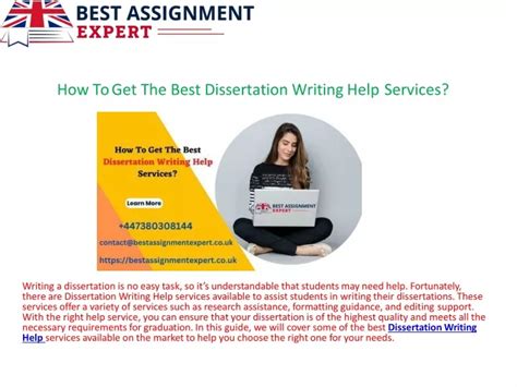ppt how to get the best dissertation writing help services