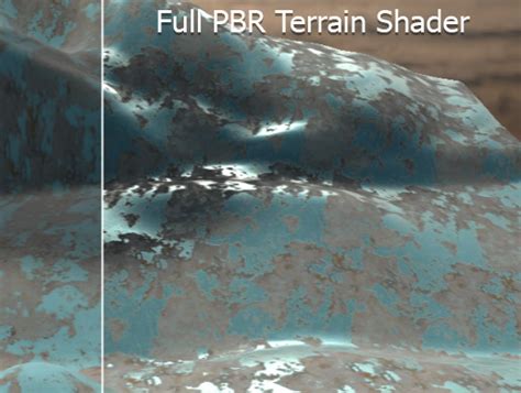 full pbr terrain shader directx 11 unity asset store