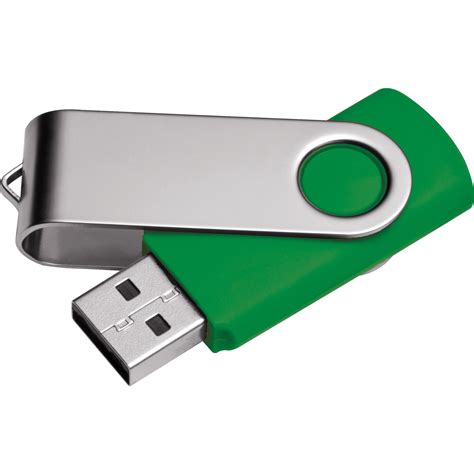 USB флашка Blent, Пластмаса, Метал, Зелен, 8GB - eMAG.bg