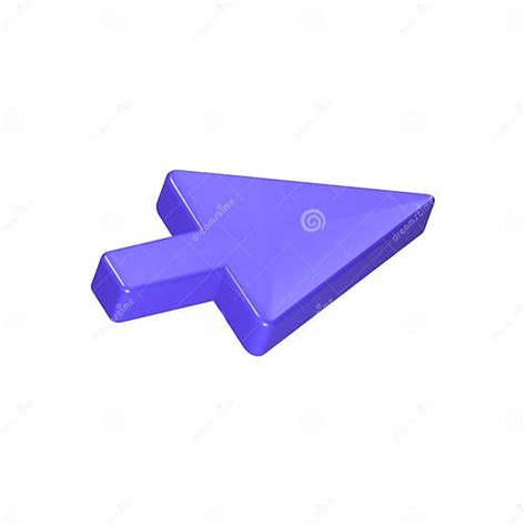 3d Arrow Pointer Mouse Cursor Icon Computer Interface Render Click