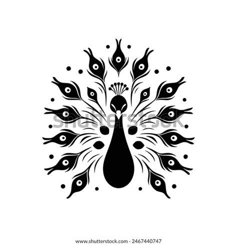 Intricate Peacock Plume Vector Illustration Tattoos Stock Vector Royalty Free 2467440747