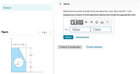 Solved Figure 1figure1 ﻿of 1part Adetermine The Moment Of