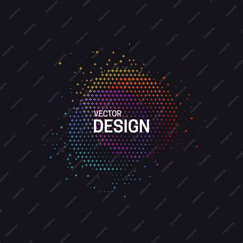 Premium Vector Abstract Colorful Circle Shape