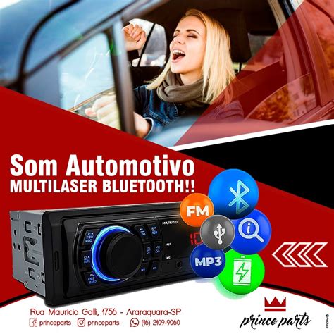 Prince Parts Com Alta Potência De 4x45w O Som Automotivo Talk Conta