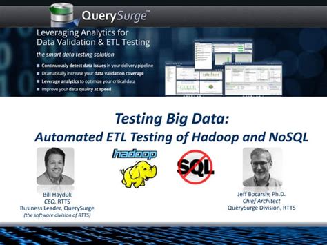 Querysurge Slide Deck For Big Data Testing Webinar Pdf