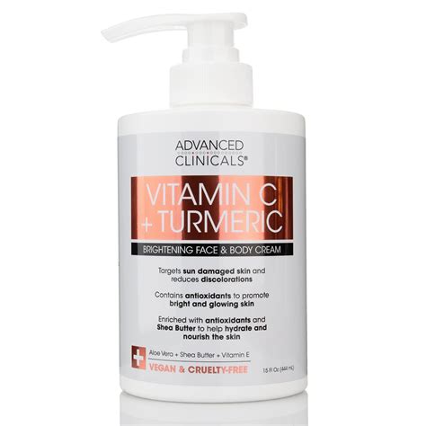 Buy Original Advanced Clinicals Vitamin C Tumeric Brightening Face