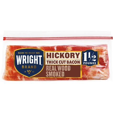 Great Value Hickory Smoked Fully Cooked Thick Cut Bacon 21 Oz