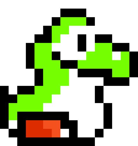 How To Draw Yoshi Pixel Art