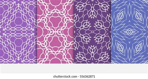 Art Deco Patterns Setgeometric Decorative Vector Stock Vector Royalty