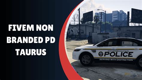 Fivem Non Branded Pd Taurus Essential Police Car