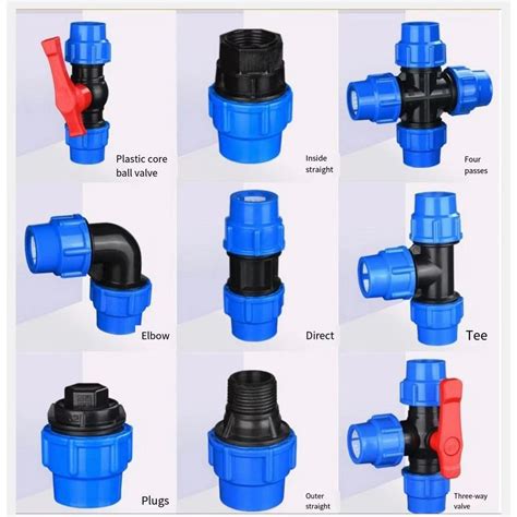 1 1 4 40mm）pe Quick Connector Pe Compression Fittings Pe Coupling Pe