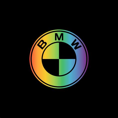 Bmw Pride Rainbow Colors Logo In Png Svg Vector Format Free Download