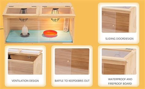 Large Brooder Box For Chicks With Bulb Set And Thermometer