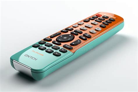 Radio Frequency Remote Control On White Background Stock Illustration