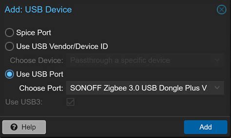 Proxmox Usb Passthrough To Home Assistant Vm Smarthomescene