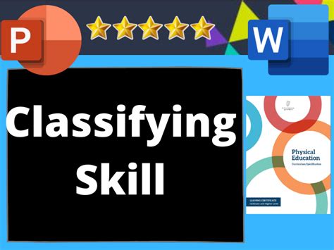 Lcpe Skill Classification Teaching Resources
