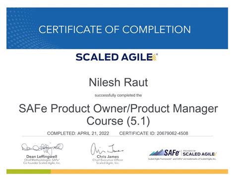 Nilesh Raut On Linkedin Agilemindset Learningandgrowing Safeagilist