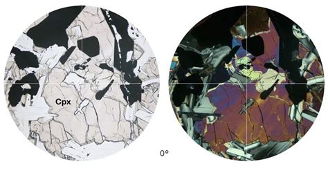 Virtual Microscope Κλινοπυρόξενος Clinopyroxene Youtube