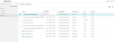 Restore A Deleted File