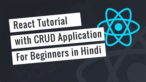 React Tutorial With Crud Application For Beginners In Hindi 2021 Youtube