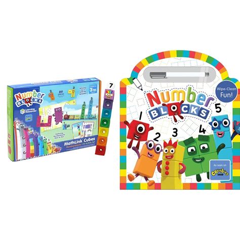 Buy Learning Resourceslsp0949 Uk Mathlink Cubes Numberblocks 1 10 Activity Set And Numberblocks