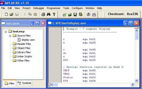 installation og configurering af mplab fra microchip for assembler