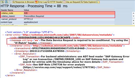 Building OData Services Concurrency Handling Using ETag With Timestamp Field
