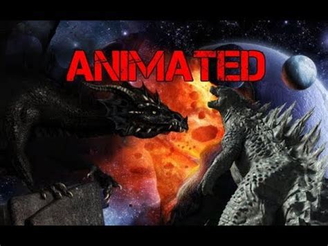 Godzilla Vs Ancalagon Animated Fight Youtube