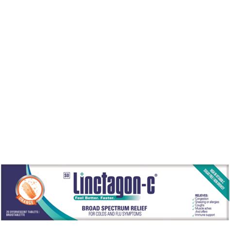 Pharmacy Direct Linctagon C Effervescent Orange Tablets 20s