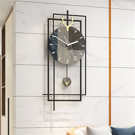 3d Aesthetic Acrylic Mute Movement Large Wall Clock With Dynamic