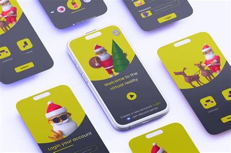 Virtual Reality Mobile Application Exploration Behance