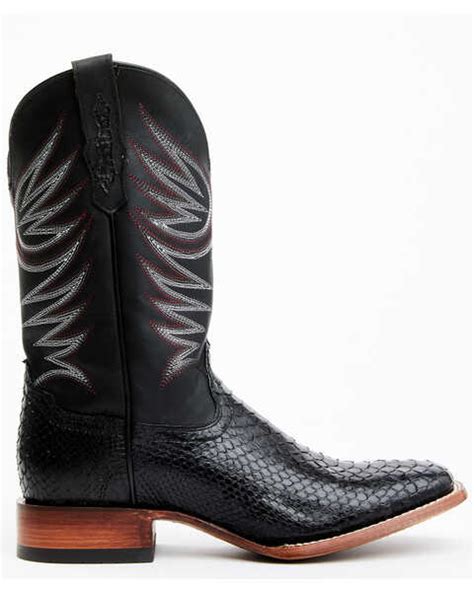 Cody James Mens Matte Python Exotic Western Boots Broad Square Toe