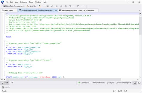 Create Rollback Scripts