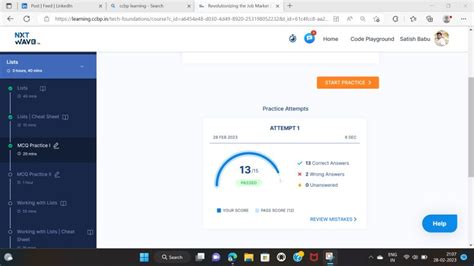 Satish Babu Chimata On Linkedin Nxtwave Ccbp Rahulattuluri