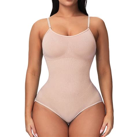 Defitshape Womens Shapewear Bodysuit Seamless One Piece Stomach