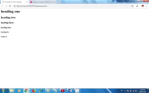 5 Html Heading Tag की पूरी जानकारी हिंदी में