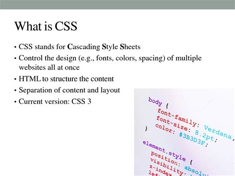 Solution Basics Of Css Studypool
