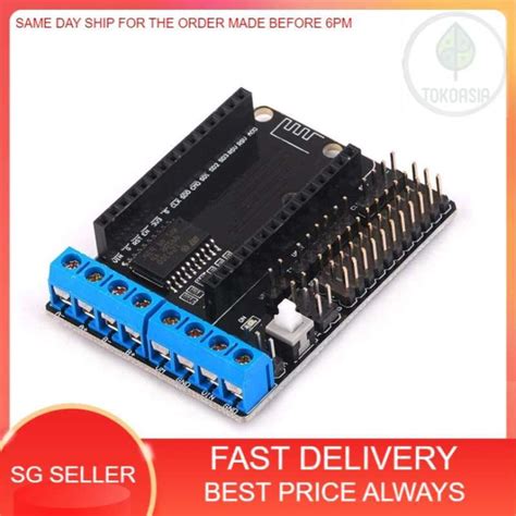 jual ready stock l293d esp8266 wifi motor drive shield module for