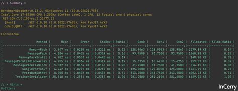 Protobuf、messagepack、memorypack 序列化协议该如何选择 Csdn博客