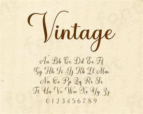 Vintage Cursive Font Restrike Font Free Download And Preview Deefont